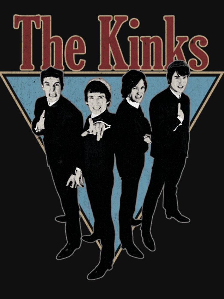 "The Kinks Vintage Style Design Fan Art Design" Essential T-Shirt for ...