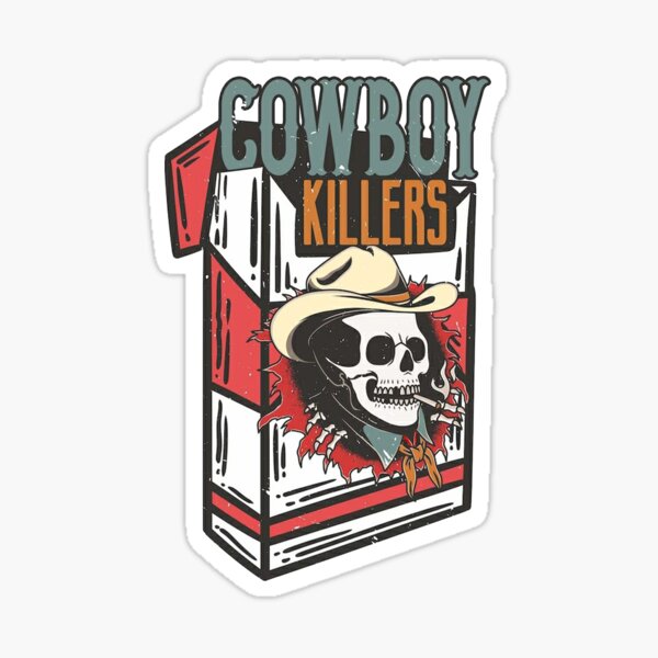 "Cowboy Killers" Sticker for Sale by jaelally | Redbubble