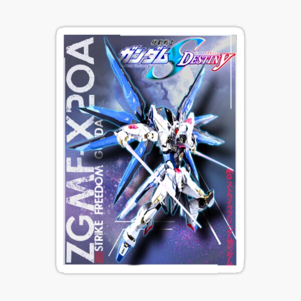 "Strike Freedom " Sticker for Sale by cleverring3 | Redbubble