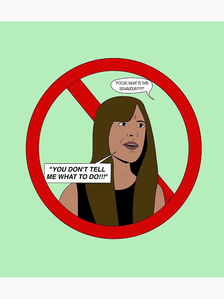 "Pooja, What Is This Behaviour?" Poster for Sale by desiditz | Redbubble