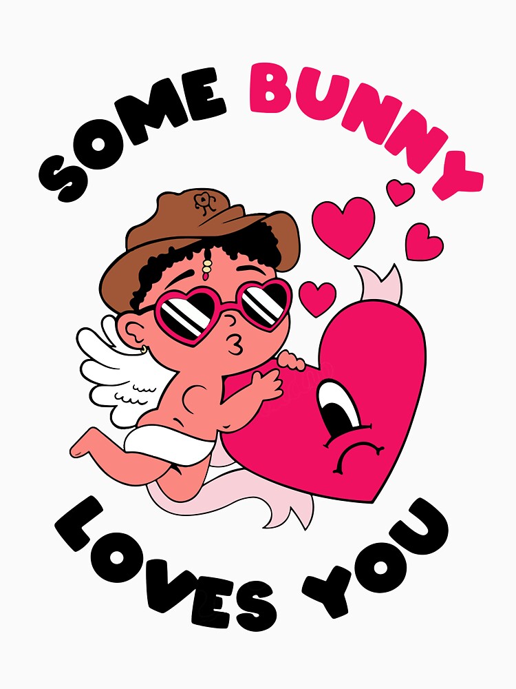 Bad Bunny Valentines Baby Benito Layered T-Shirt sold by Deependra ...