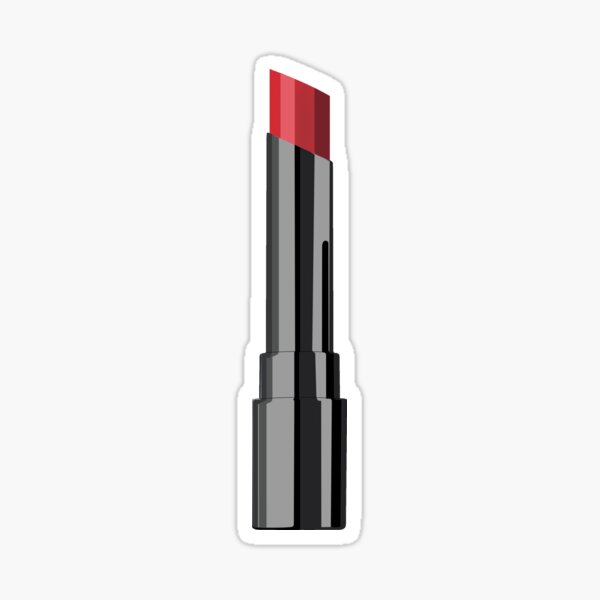 "SH Red Lipstick" Sticker for Sale by CraftyPanda1 | Redbubble