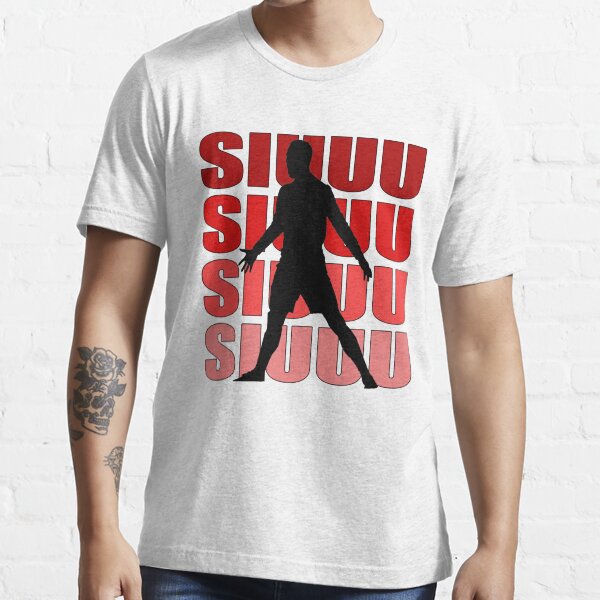 "cristiano ronaldo siuuu " T-shirt for Sale by masahiko212 | Redbubble | cristiano ronaldo t ...
