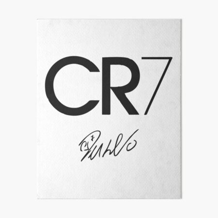 "Cristiano Ronaldo CR7 Signature " Art Board Print for Sale by ...