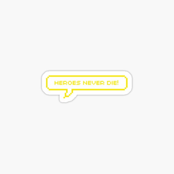 "never" Sticker for Sale by darforthewin | Redbubble