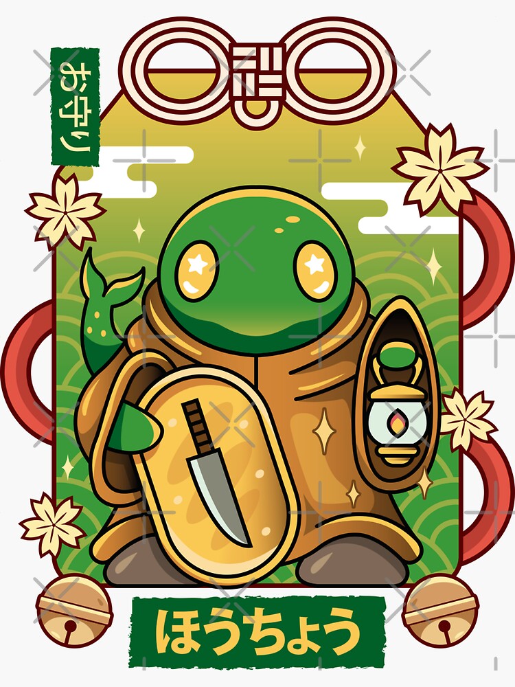 "Tonberry Charm" Sticker for Sale by Lagelantee | Redbubble