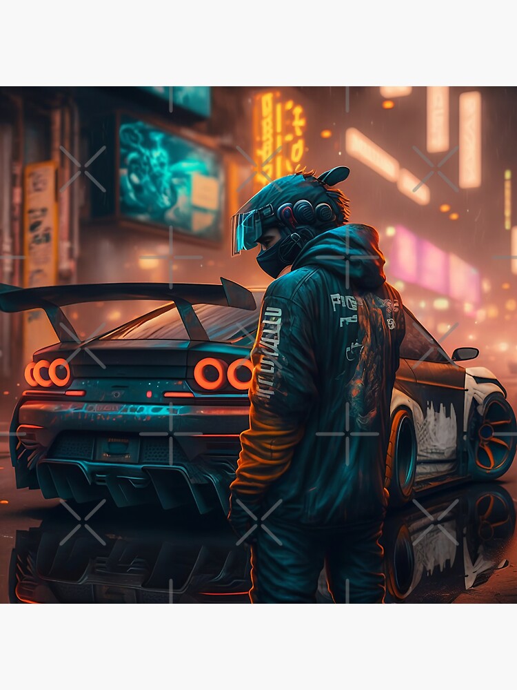 "Nissan 180sx Cyberpunk" Sticker for Sale by CyberPsychosis | Redbubble