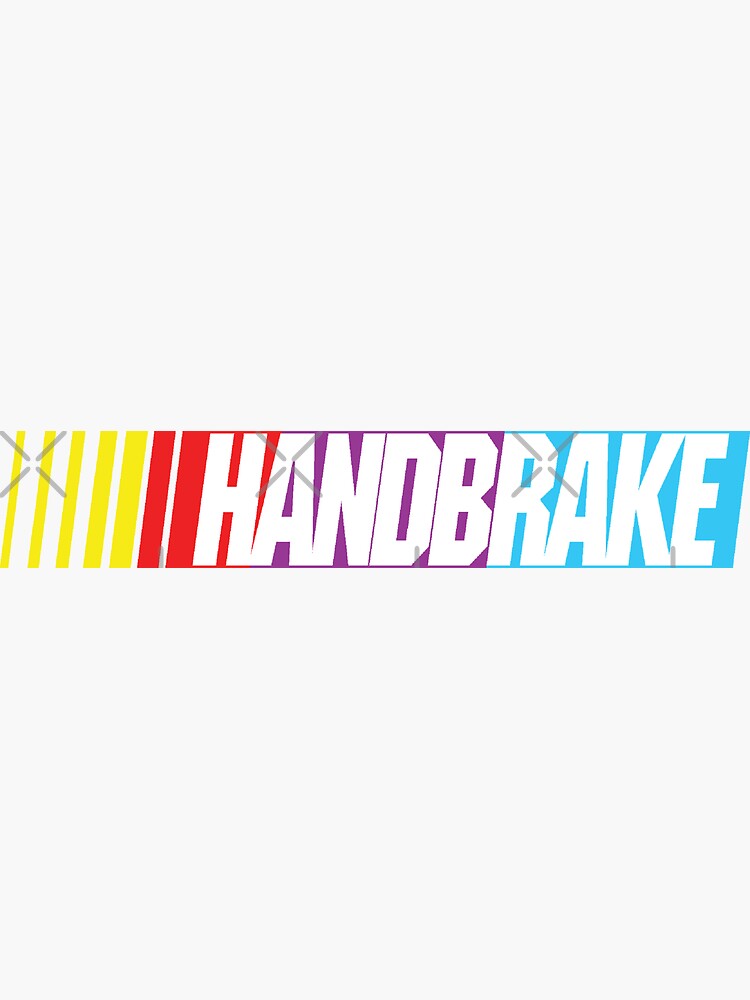 "Handbrake" Sticker for Sale by terrydean | Redbubble