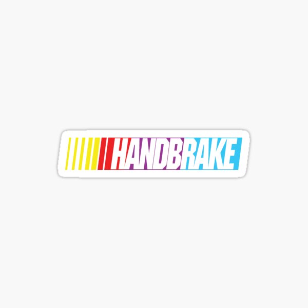 "Handbrake" Sticker for Sale by terrydean | Redbubble