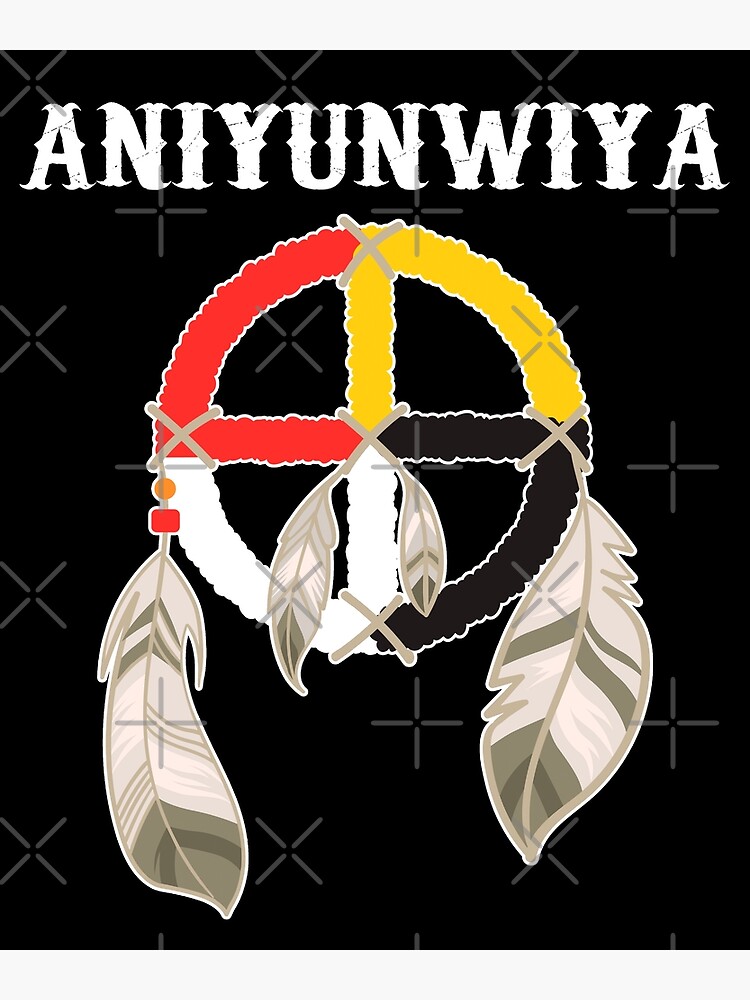 "Aniyunwiya Cherokee Tribe Native American Indian Medicine Wheel ...