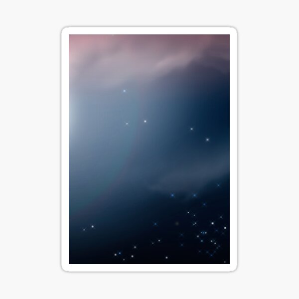 "Stars In The Night Sky" Sticker for Sale by Artries | Redbubble