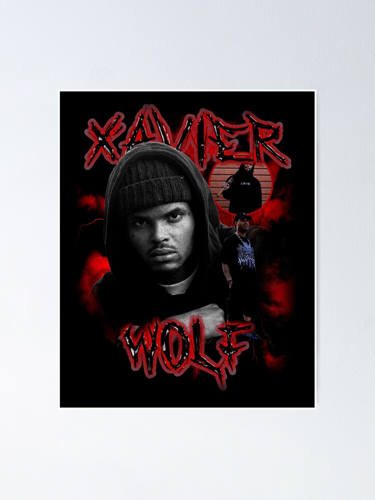 "Xavier Wulf Rap" Poster for Sale by LiorArts | Redbubble