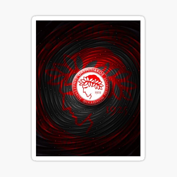 "Olympiakos Art Wallpaper" Sticker for Sale by BeamOnWoode | Redbubble