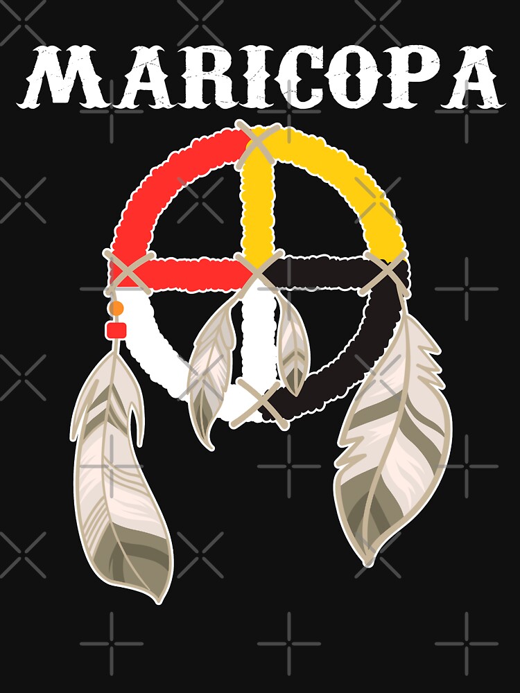 "Maricopa Tribe Yuman Native American Indian Medicine Wheel" T-shirt ...