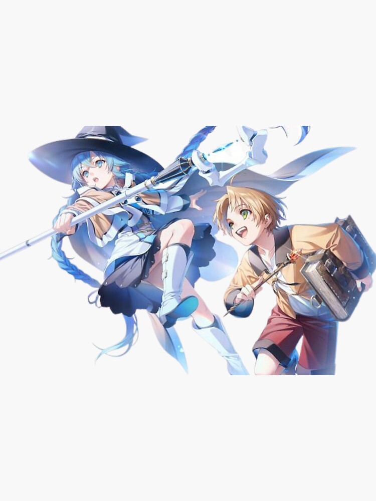 "Rudeus Greyrat - Roxy Migurdia" Sticker for Sale by AmmiFantasy ...