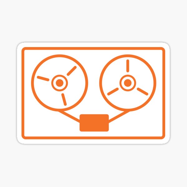 "Reel to Reel Tape for Electronic Musician" Sticker for Sale by ...