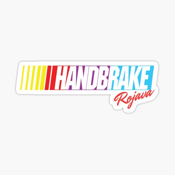 "Handbrake - Rojava" Sticker by terrydean | Redbubble