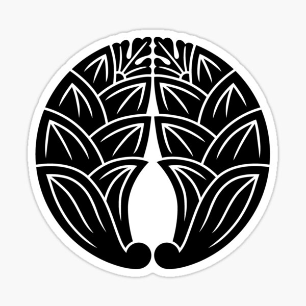 "Traditional Japanese Samurai crest: Embracing Myouga" Sticker for Sale ...