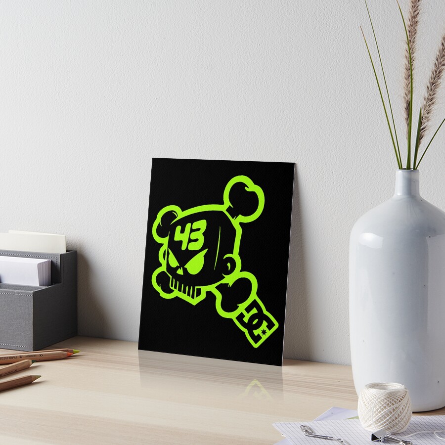 "Neon Ken Block Logo" Art Board Print for Sale by DLCgraphicStore ...