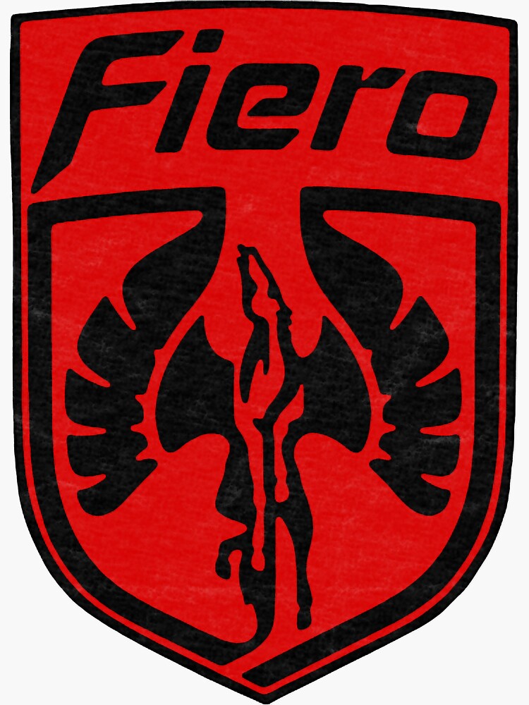"Pontiac Fiero Emblem" Sticker for Sale by rakfintco | Redbubble