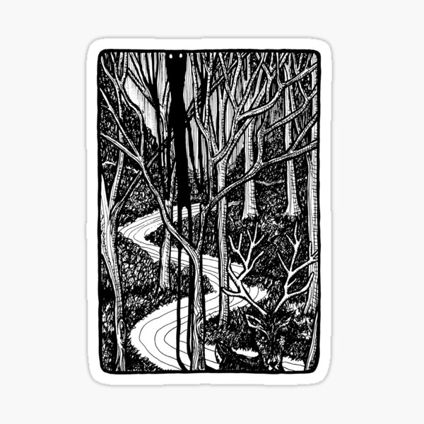 "SHADOW STAN - wild wild woods" Sticker for Sale by JohnLeeBird | Redbubble