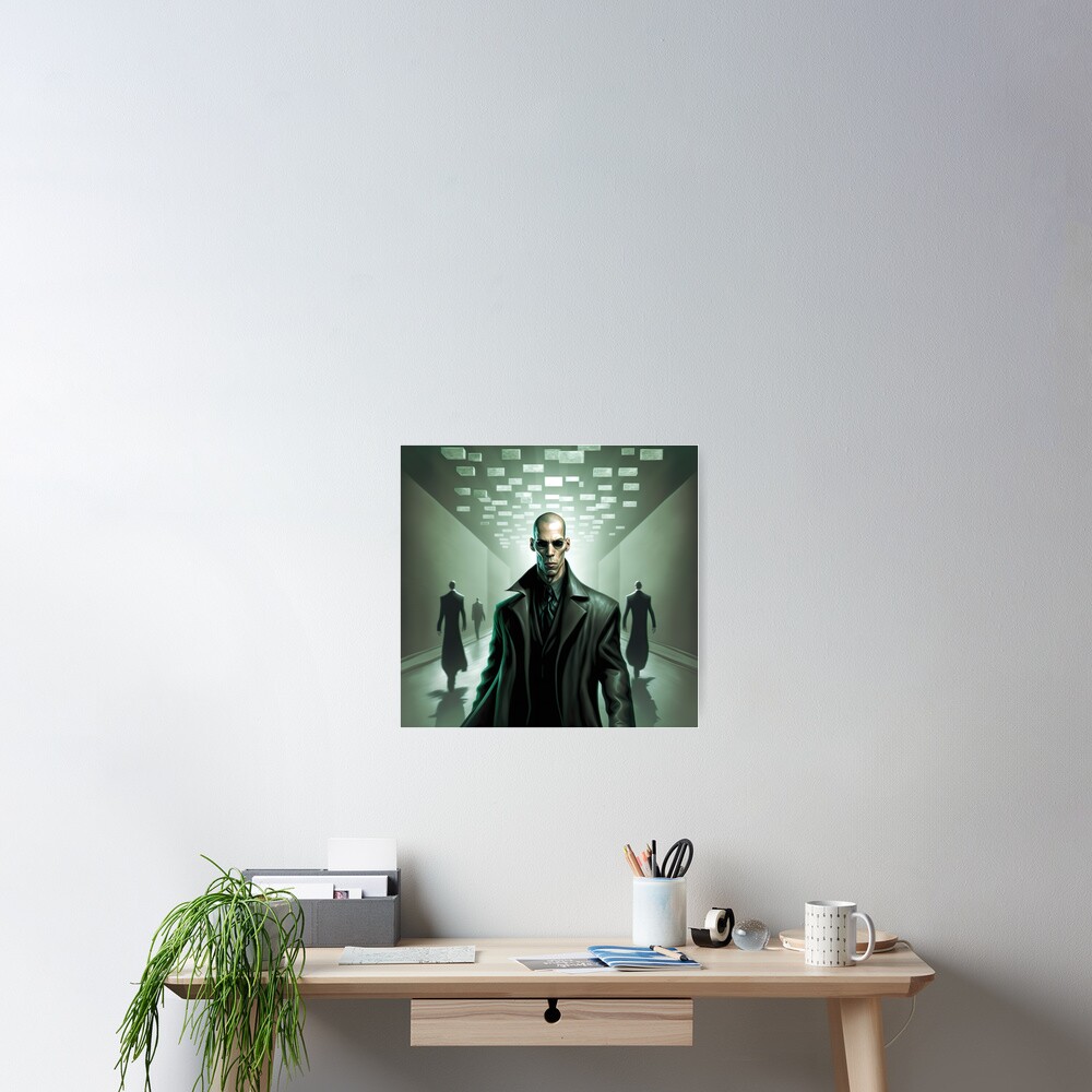 "The Merovingian matrix from the another dimension" Poster for Sale by ...