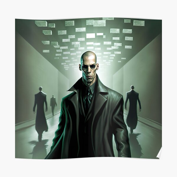 "The Merovingian matrix from the another dimension" Poster for Sale by ...