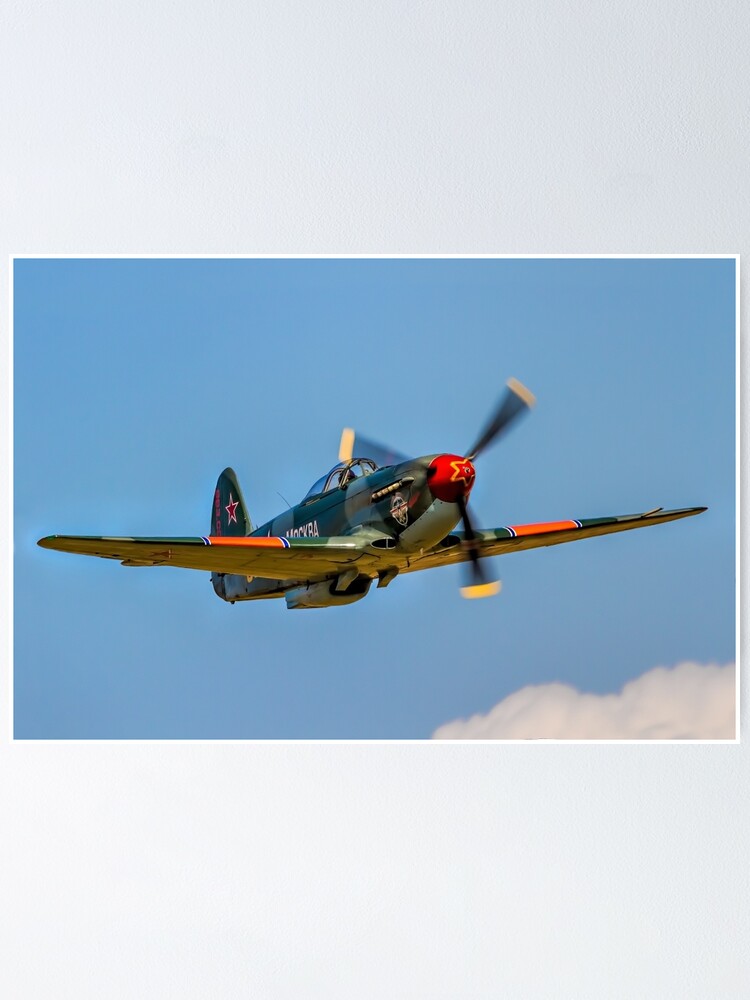 "Yakovlev Yak-9UM yellow 06 HB-RYA" Poster by oscar533 | Redbubble