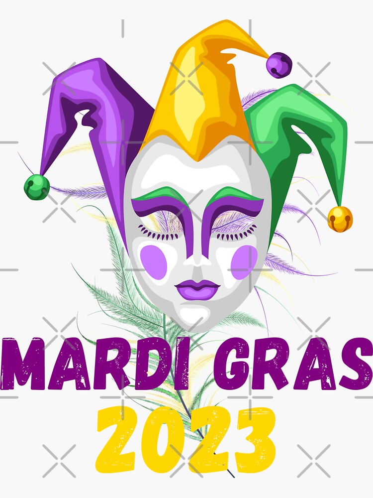 "Mardi Gras. Celebrate! Colorful Carnival Purple and Gold Design with ...