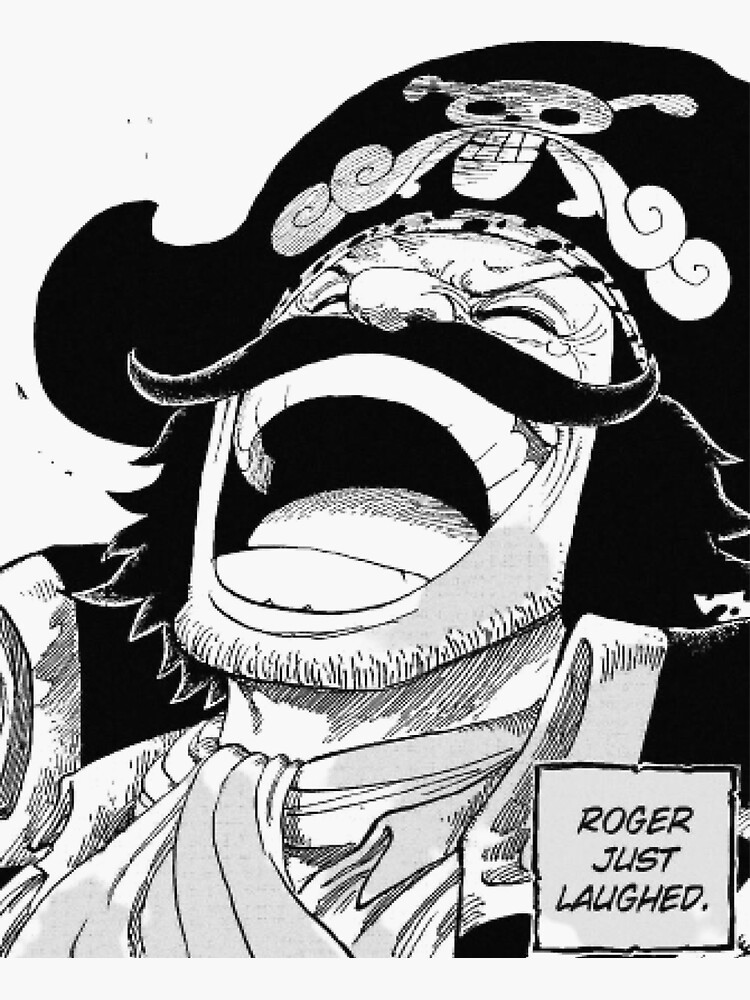 "roger he laughed" Sticker for Sale by kader0038 | Redbubble