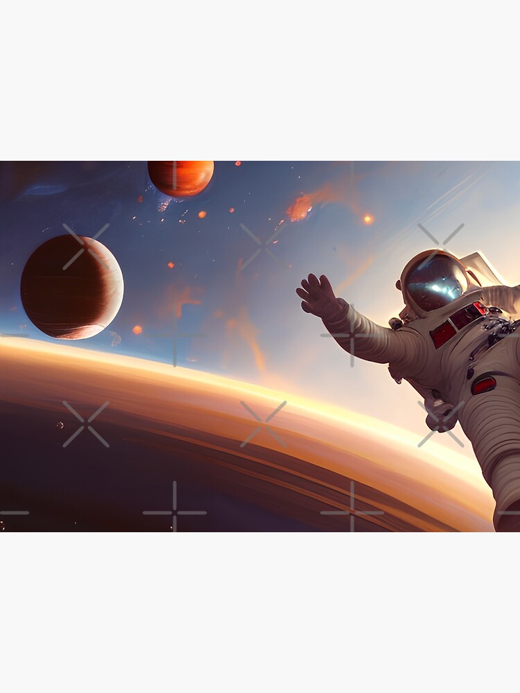 Spaceman Floating In Space Premium Matte Vertical Poster sold by Ian ...