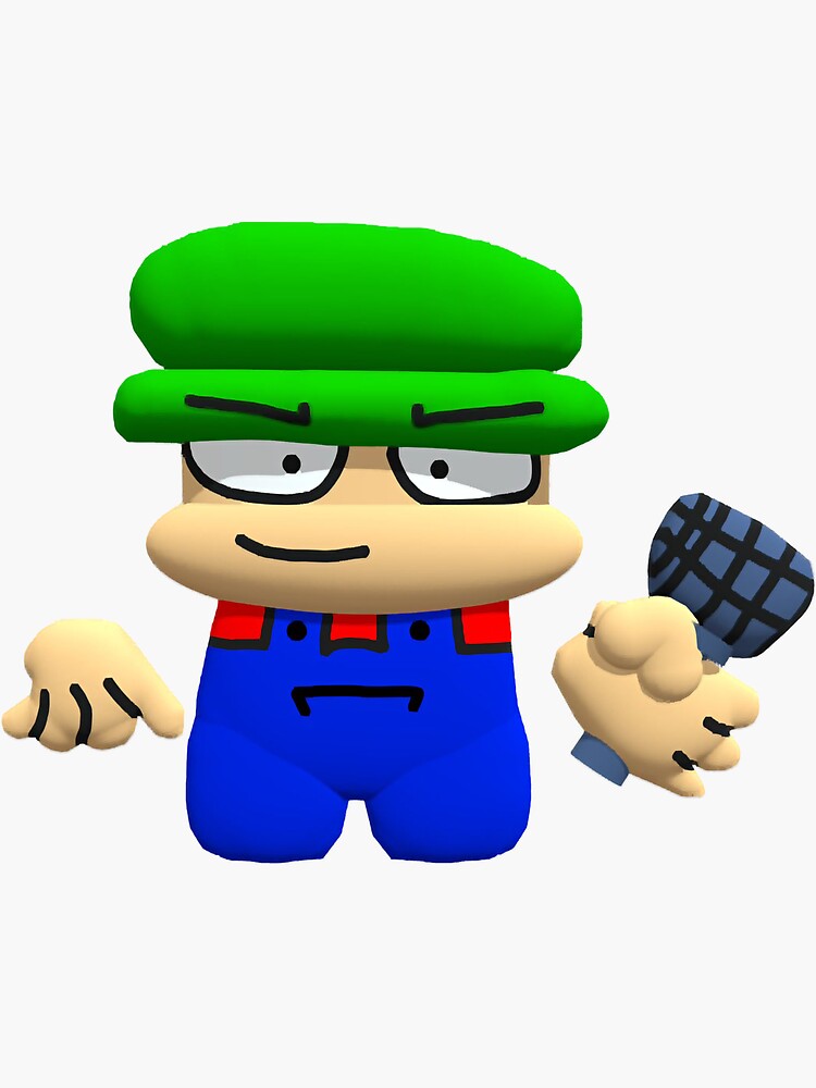 "Bambi FNF " Sticker for Sale by NickFromFlorida | Redbubble