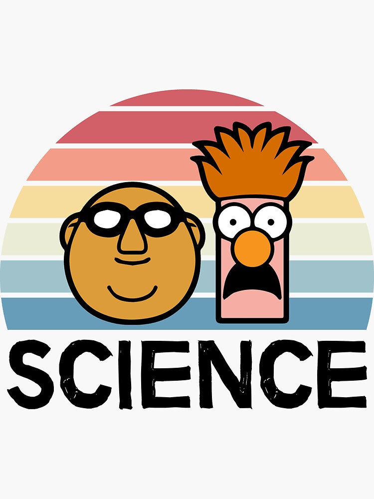 "Science - Bunsen And Beaker" Sticker for Sale by noormixx | Redbubble