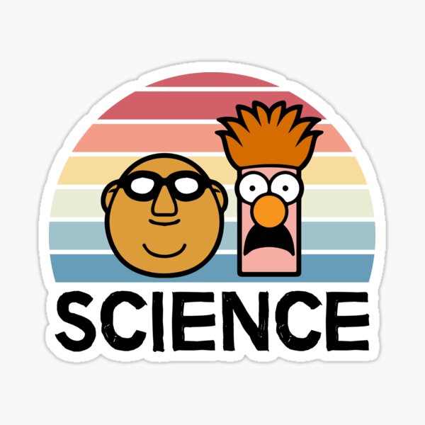 "Science - Bunsen And Beaker" Sticker for Sale by noormixx | Redbubble