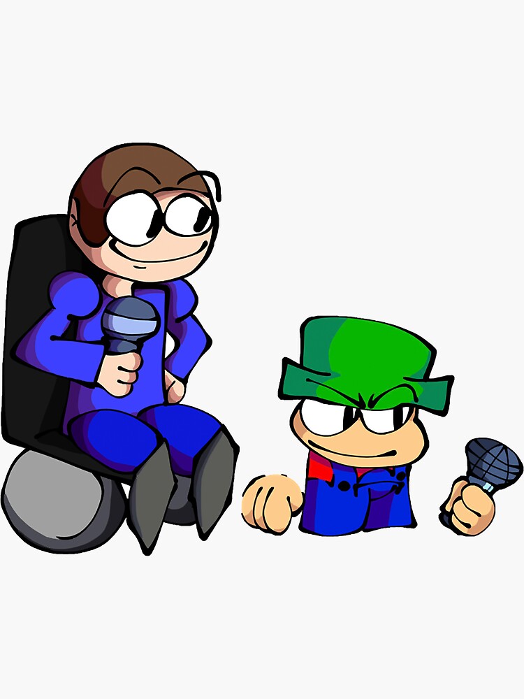 "dave and bambi fnf " Sticker for Sale by NickFromFlorida | Redbubble