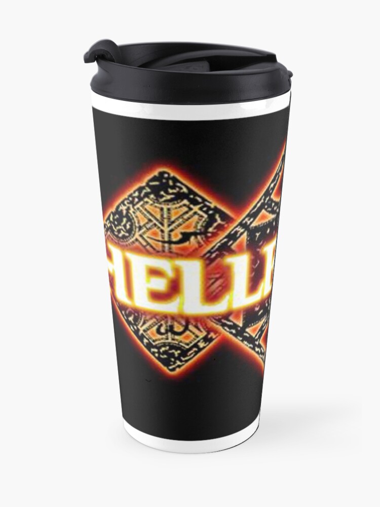 "Hellraiser Logo" Travel Coffee Mug for Sale by MohrCreations | Redbubble