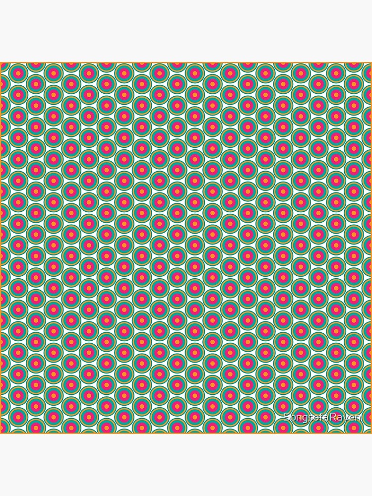 "60s pattern." Poster for Sale by SongsofaRaven | Redbubble