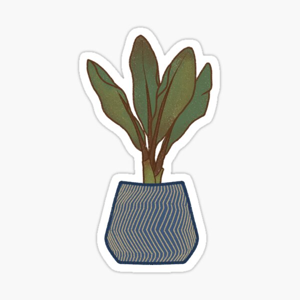 "Red Banana Tree Sticker and Magnet" Sticker for Sale by JustSof ...