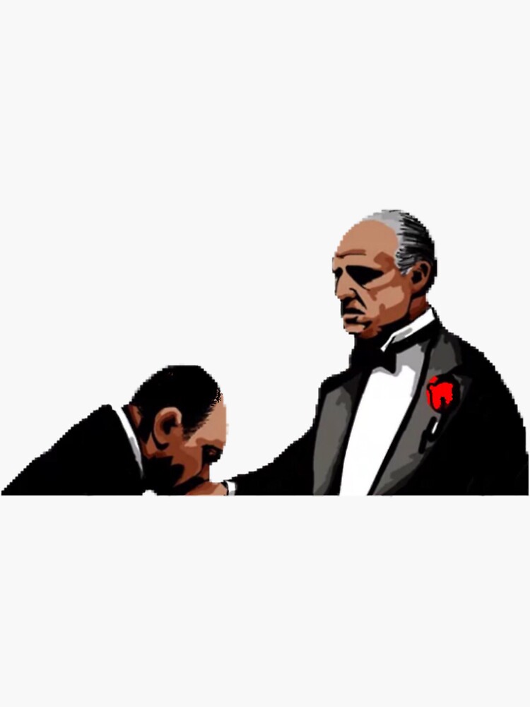 "Godfather" Sticker for Sale by Enzo91 | Redbubble