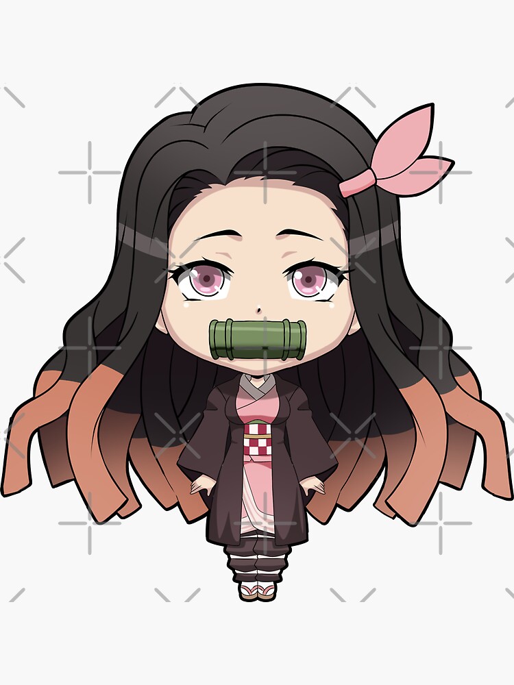 "Kawaii Chibi Blood Demon Girl" Sticker for Sale by nerdrally | Redbubble