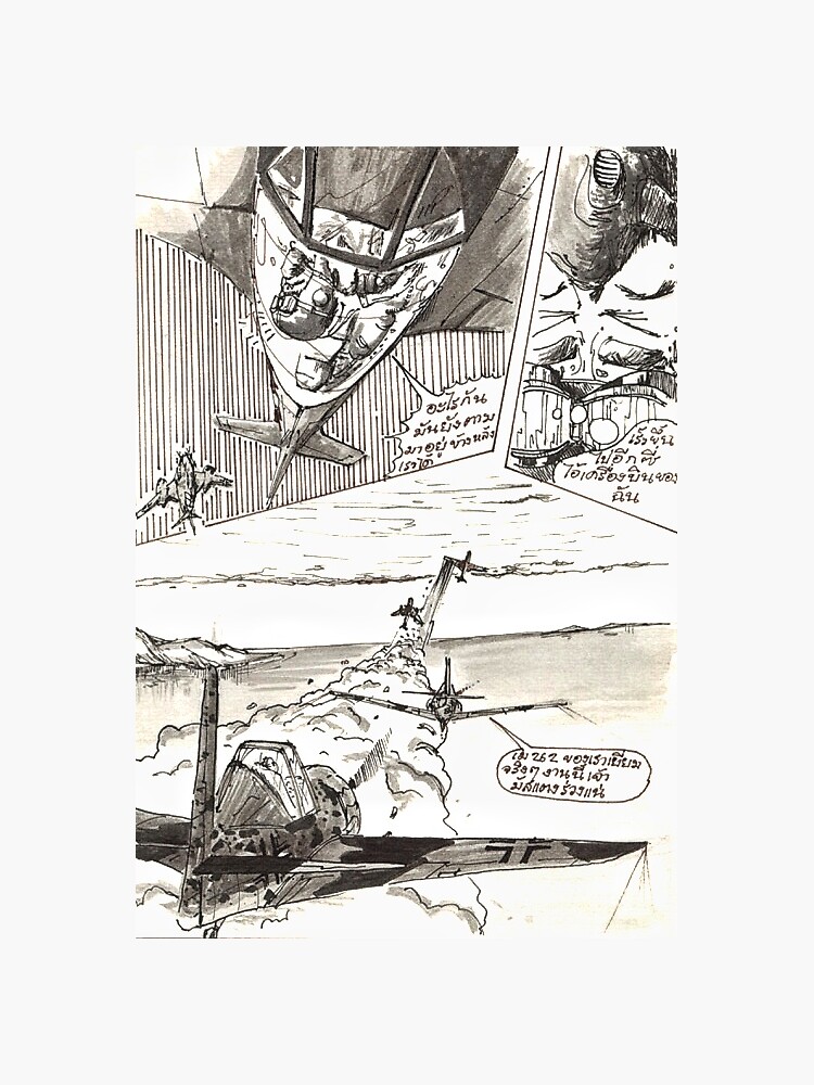 "Mr.Hudson and his Mustang page18." Sticker for Sale by AVIATION1 ...