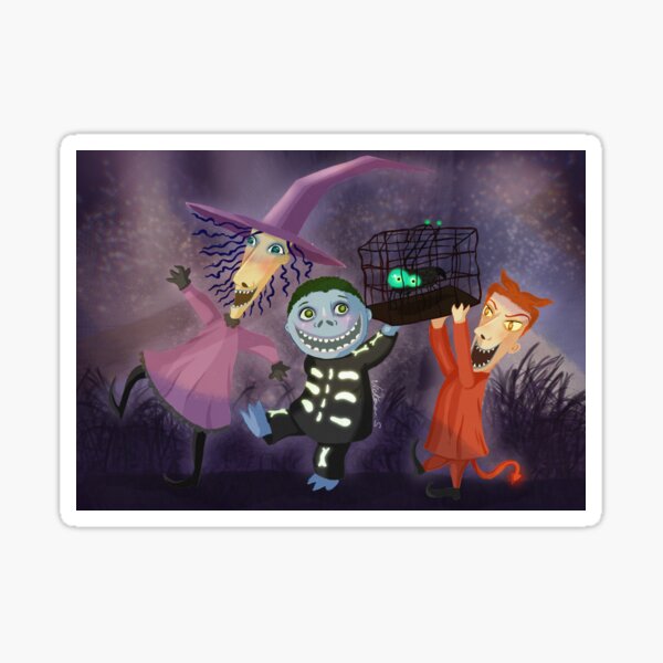 "Lock, Shock and Barrel" Sticker for Sale by vspongecake | Redbubble