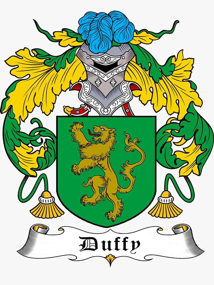 "DUFFY FAMILY CREST" Sticker for Sale by CathalDevlin | Redbubble