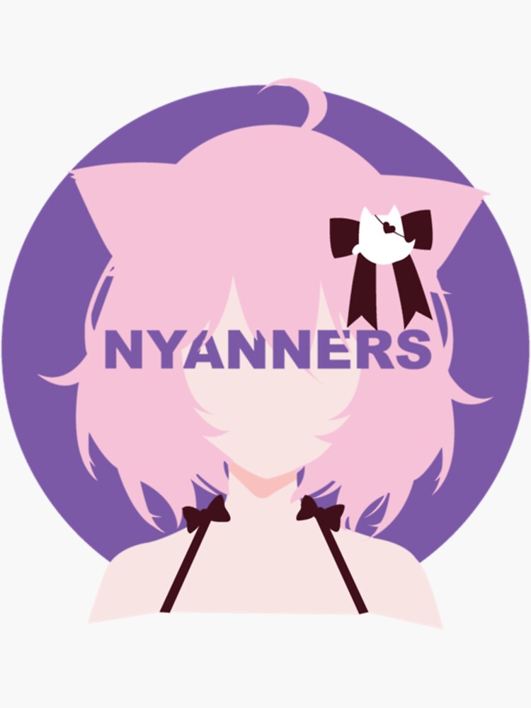 Nyatasha Nyanners Sticker For Sale By Artsofracing Redbubble