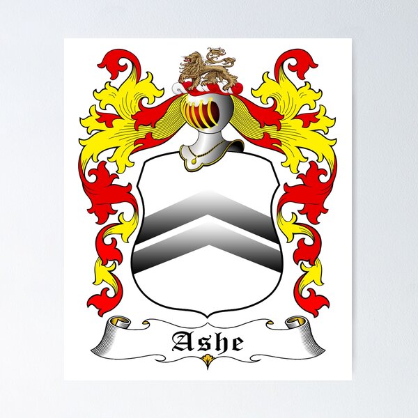 "ASHE FAMILY CREST" Poster for Sale by Cathal Devlin | Redbubble