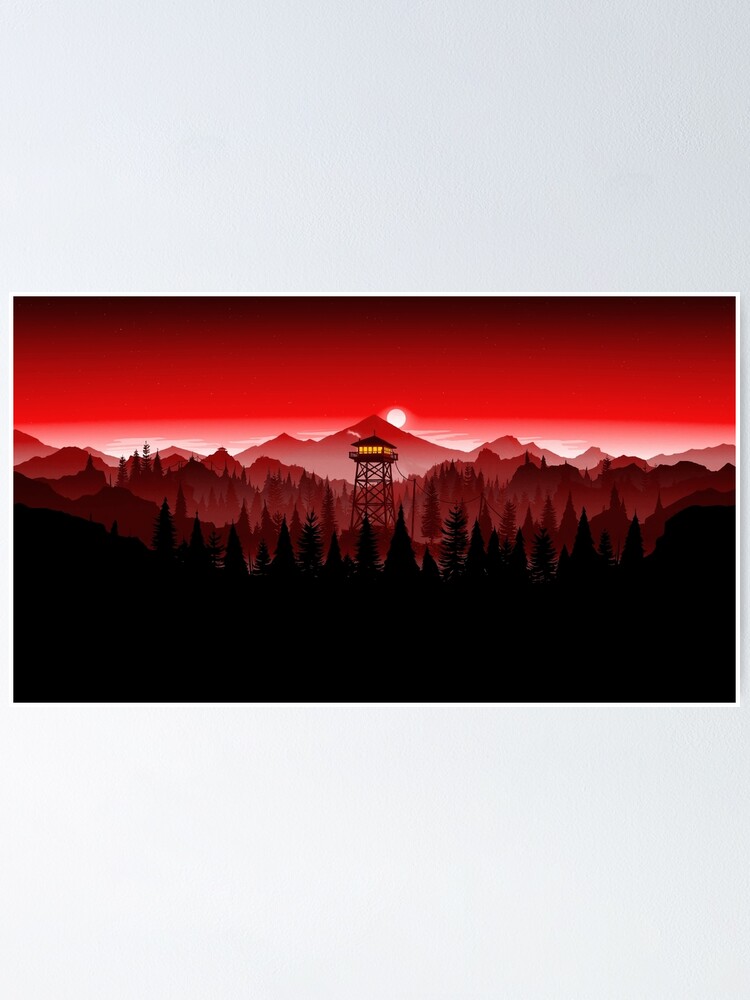 "Firewatch Poster" Poster for Sale by WhizTrends | Redbubble