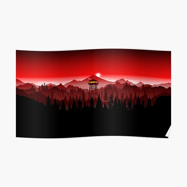 "Firewatch Poster" Poster for Sale by WhizTrends | Redbubble
