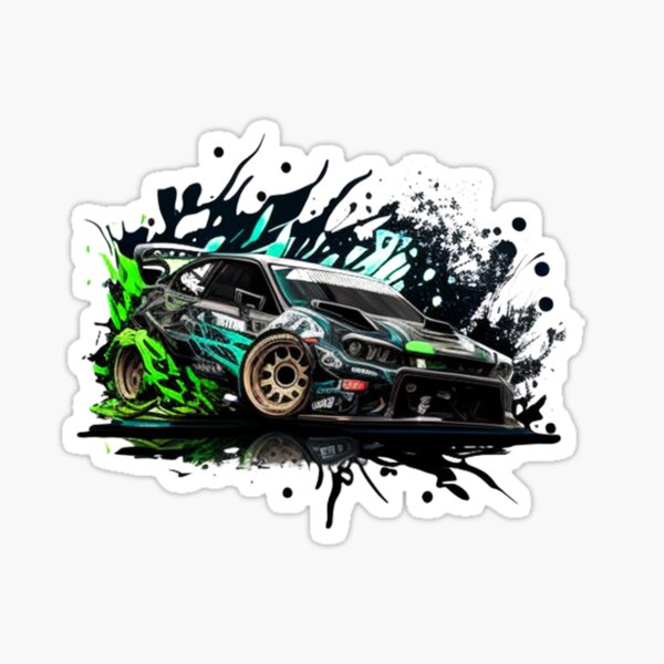 "Ken Block rally" Sticker for Sale by MustHaveSticker | Redbubble