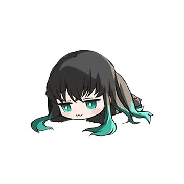 "demon slayer - Muichiro Tokito chibi cute season 3" Sticker for Sale ...