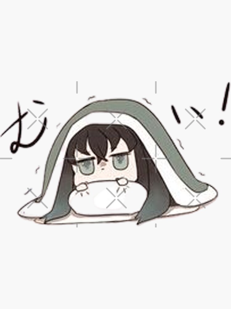 "demon slayer - Muichiro Tokito chibi cute season 3" Sticker for Sale ...